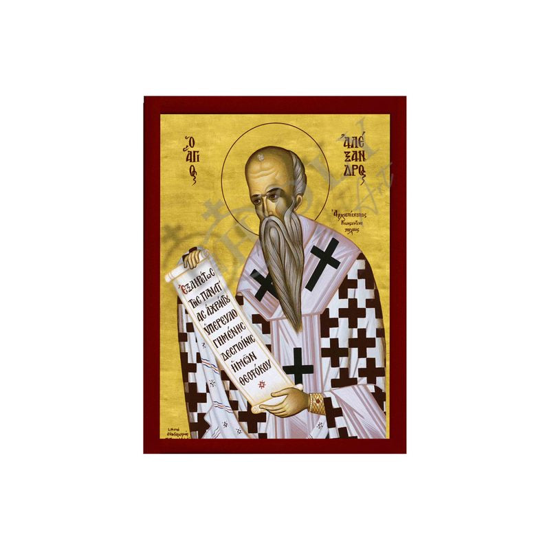 Saint Alexander icon, Handmade Greek Orthodox icon St Alexander of ...